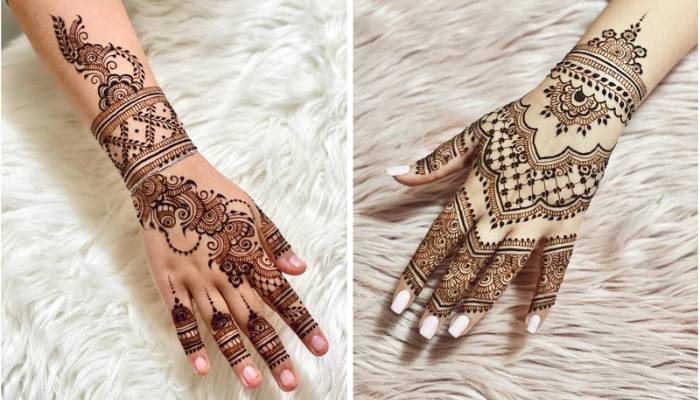 Popular Arabic Mehndi Designs in India